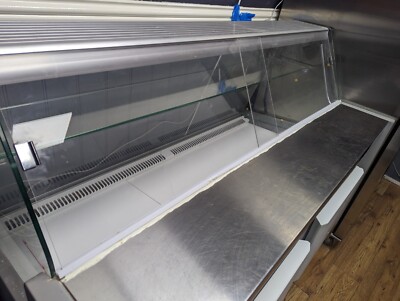 Blizzard 1.5m Serve Over Counter Display Fridge Storage Light Deli Meat ...