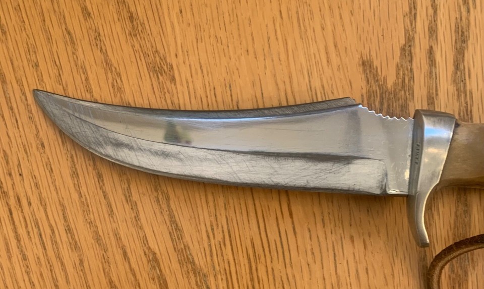 VINTAGE 1970 PUMA STAG SKINNER KNIFE USED NO SHEATH N13 | eBay