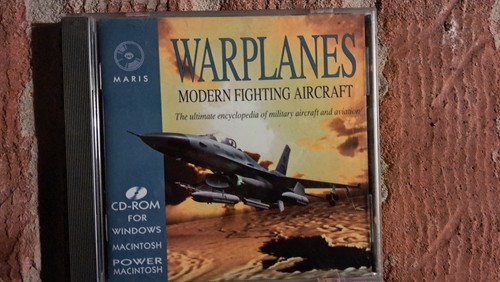 Vintage WARPLANES MODERN FIGHTING AIRCRAFT Marvis 1994 Windows 95 Mac ...