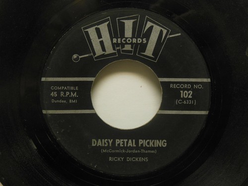 THE ROAMERS: Hey Little Cobra, RICKY DICKENS: Daisy Petal Picking. 45 ...