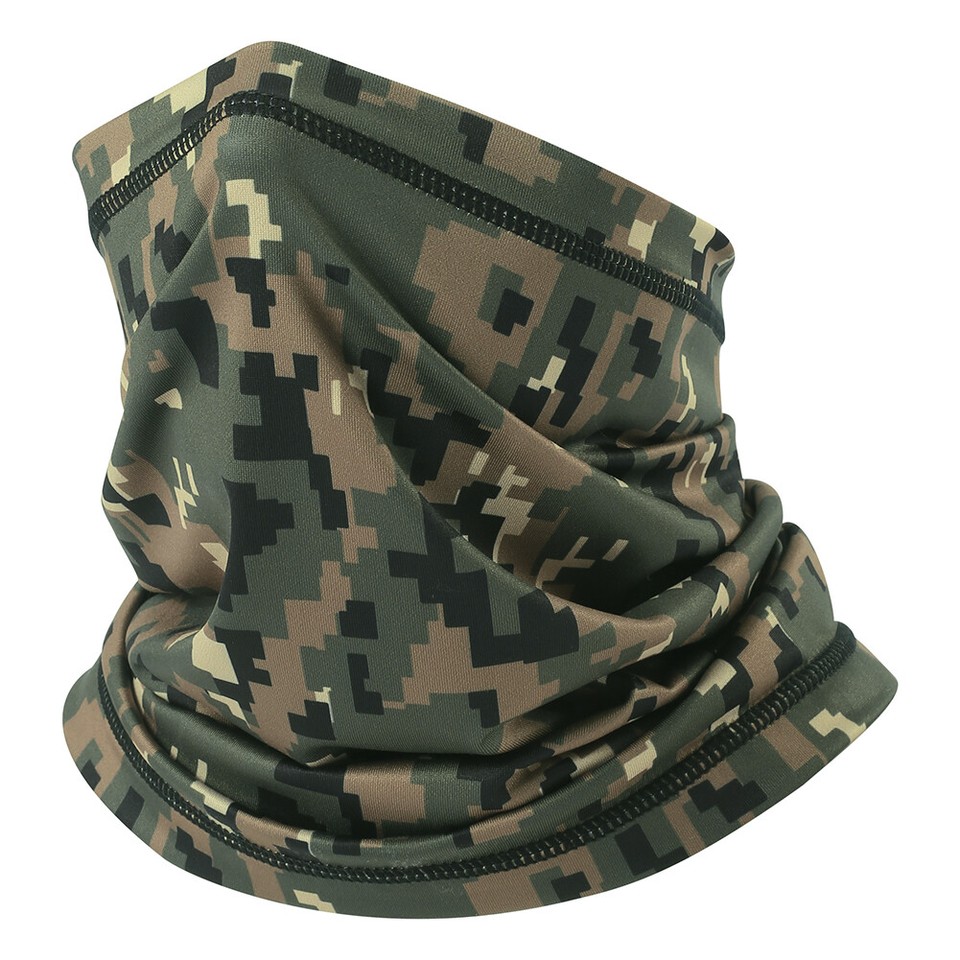Camo Tactical Neck Gaiter Face Mask Scarf Breathable Bandana Cover ...