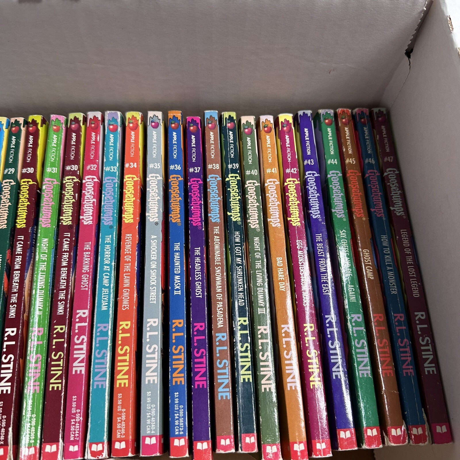 Goosebumps HUGE LOT 61 Count - Near Complete 1-62 Paperback Books R.L. Stine VTG | eBay