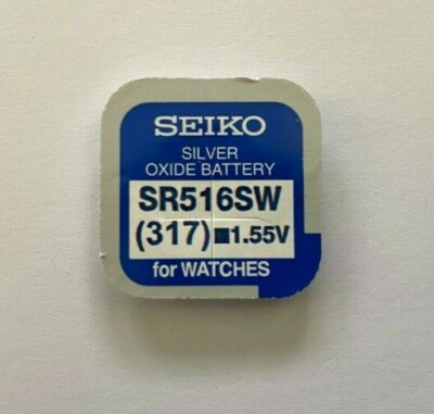 SEIKO Watch Battery 317 [SR516SW] | eBay UK