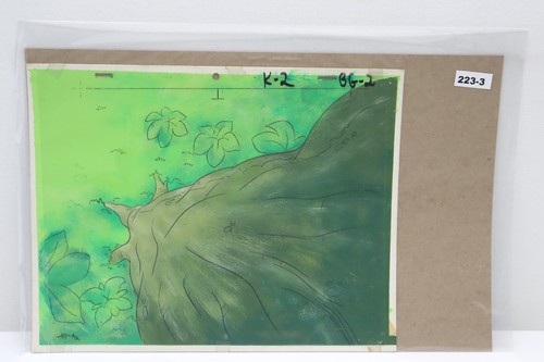 Original Hand Painted Animation Production Cel & Painted Background ...