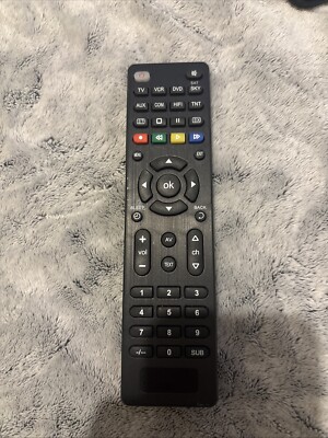 All In One Universal Remote Control for TV Replacement Controller Black ...
