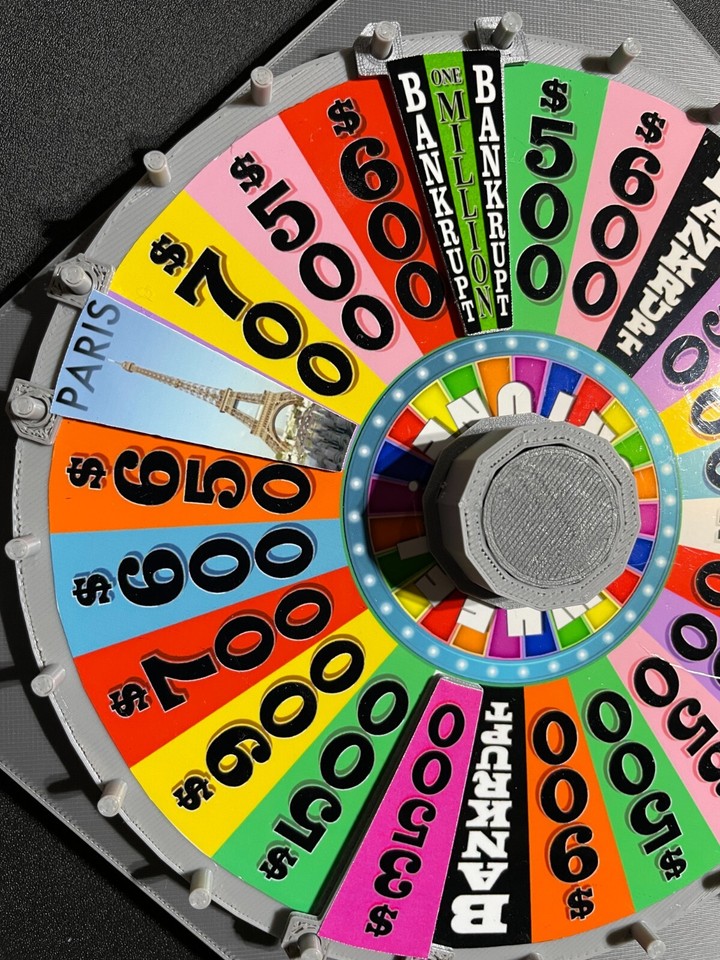 Optional DELUXE 3 ARROW Base Wheel of Fortune Spinner Bonus Round ...