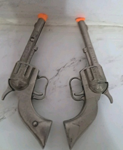 Vintage Hubley PAL Revolver Pistol Toy Cap Guns Silver. | eBay