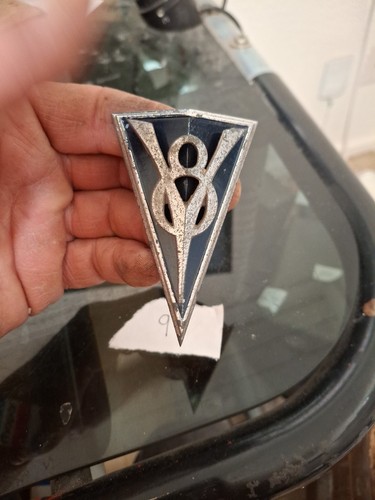 VINTAGE ORIGINAL 1934 FORD V8 EMBLEM GRILL MODEL 40 SEDAN ROADSTER OEM ...