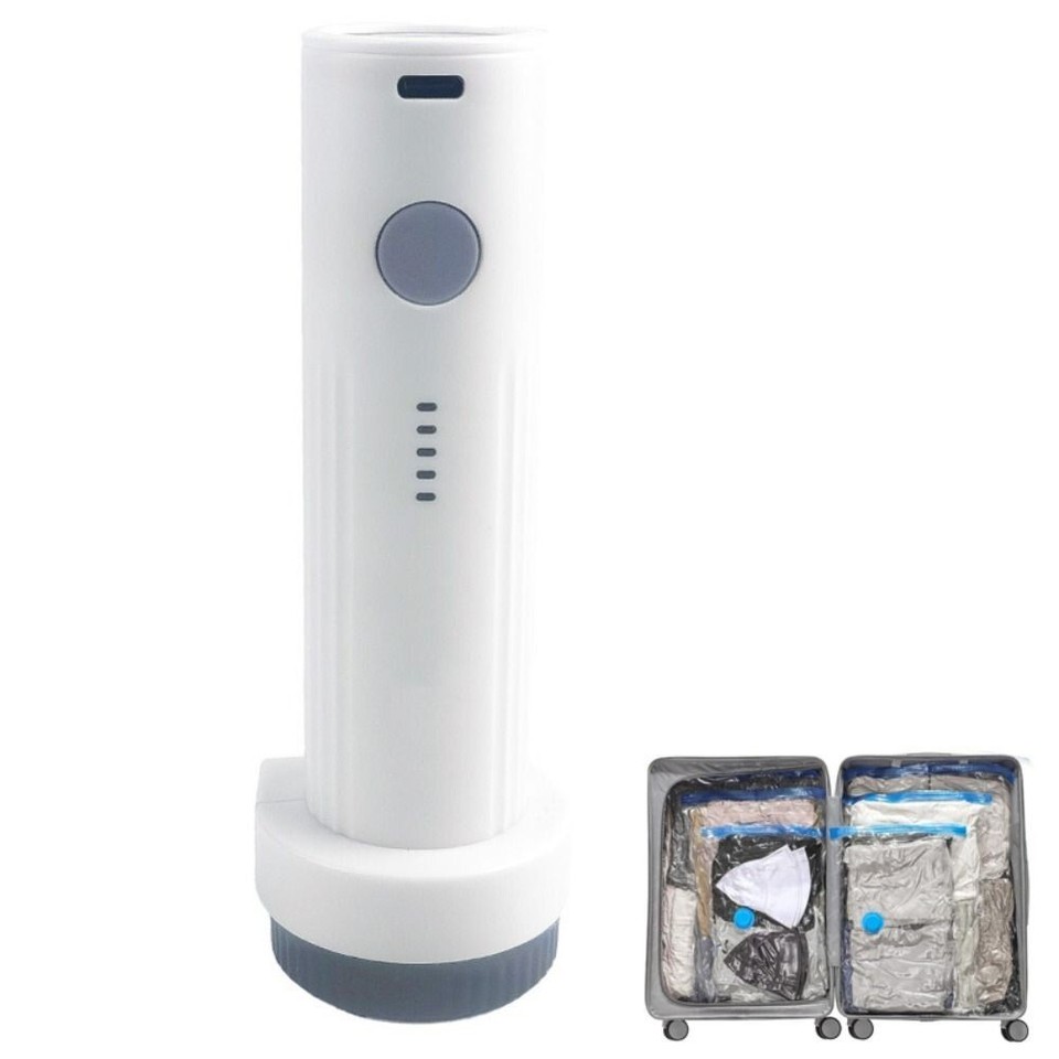 Portable Compressed Bag Air Pump Rechargeable Vacuum Bag Suction Pump ...