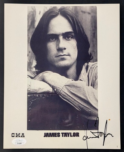 James taylor Signed 8X10 CMA Warner Brothers Promo Photo JSA | eBay
