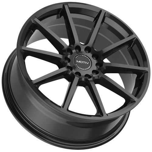 (Set of 4) Motiv 431B Elicit 17x7.5 5x108/5x4.5" +40mm Gloss Black ...