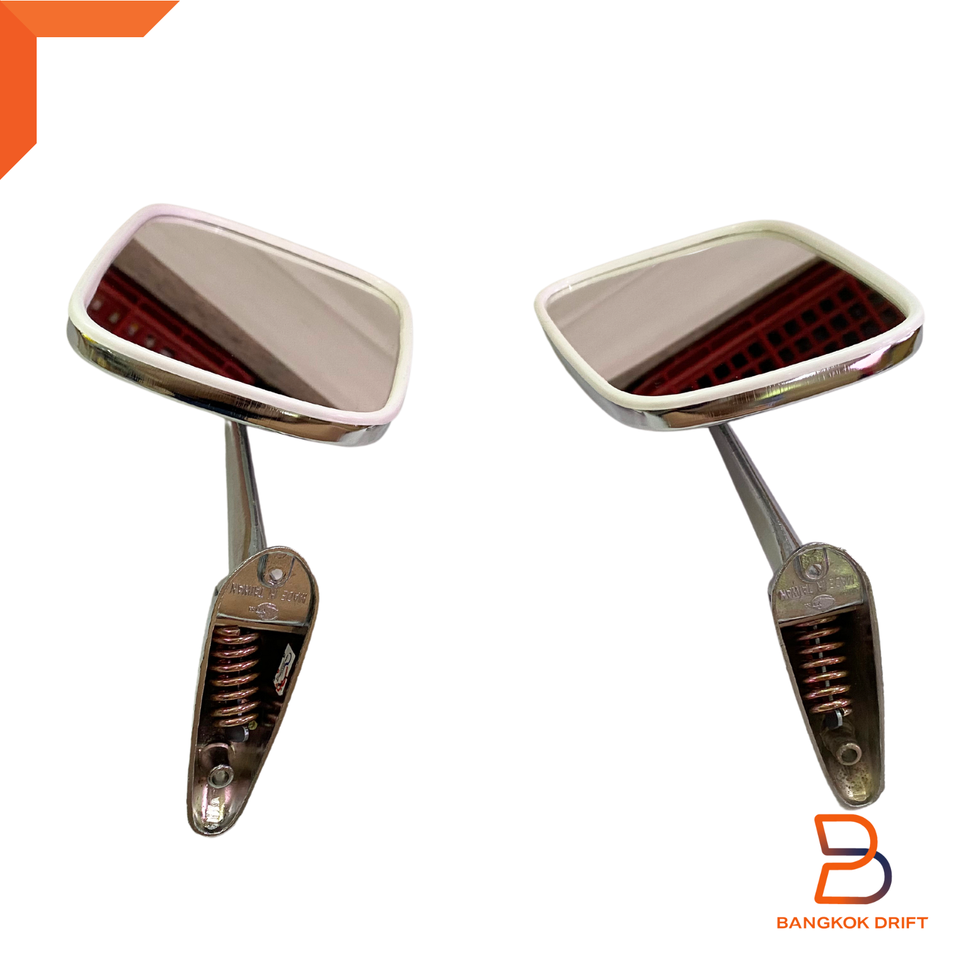 Pair Chrome Fender Door Wing Mirrors For Ford F-100 Ranger F-Series ...