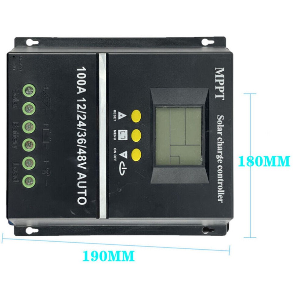 4000W 100A MPPT Solar PV Regulators 12V/24V/36V/48V Solar Charge ...