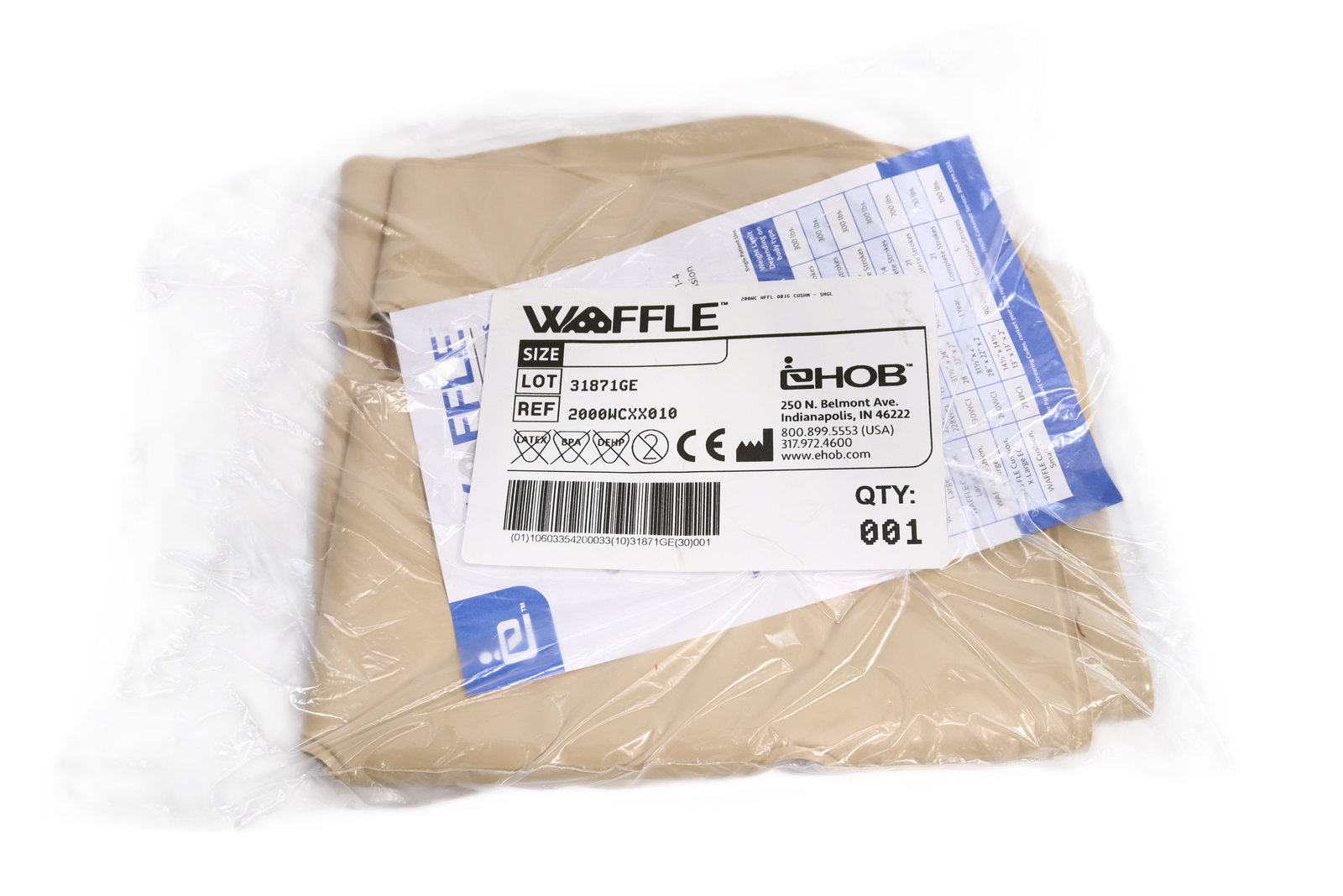 EHOB Waffle Cushion Air Seat 17 x 17 x 1.5 - #200-WC BRAND | eBay