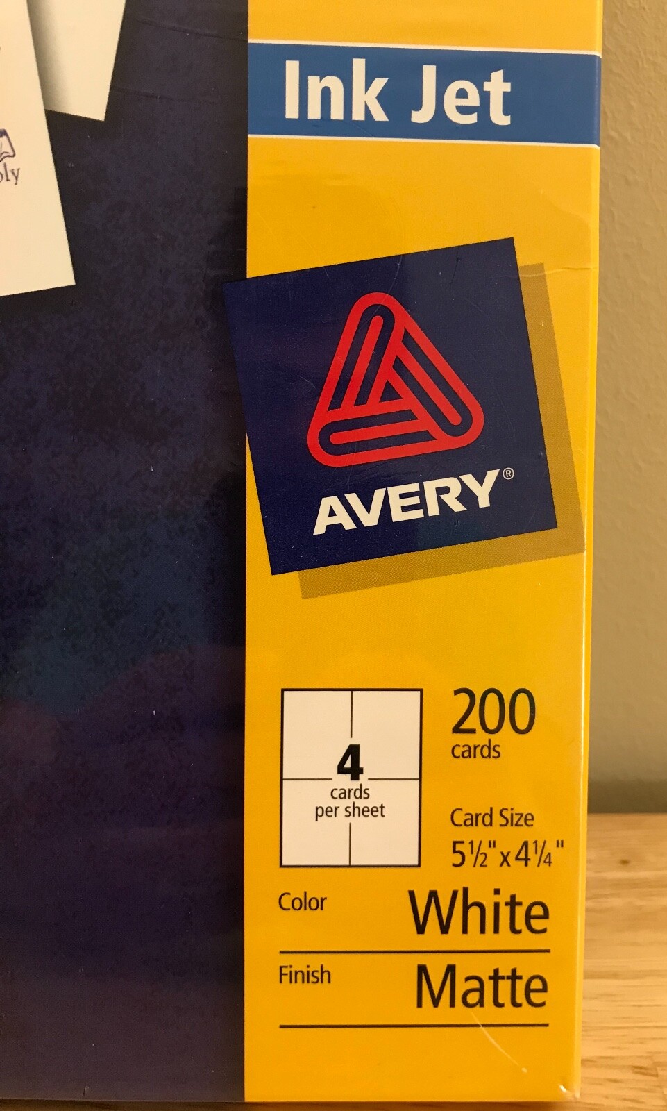 Avery Postcards 8387 Matte White 5 1 2 X 4 1 4 4 Cards Sheet 200 Avery Postcards 8387 Matte White 5 1 2 X 4 1 4 4 Cards Sheet 200