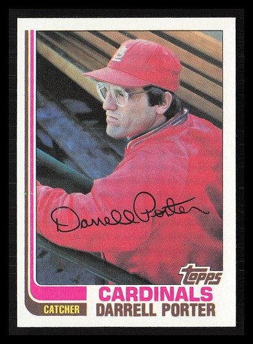 Darrell Porter 1982 Topps #447 St. Louis Cardinals | eBay
