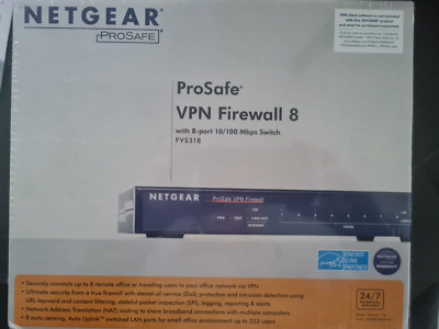 Netgear ProSafe FVS318 8-Port Gigabit VPN Firewall | eBay