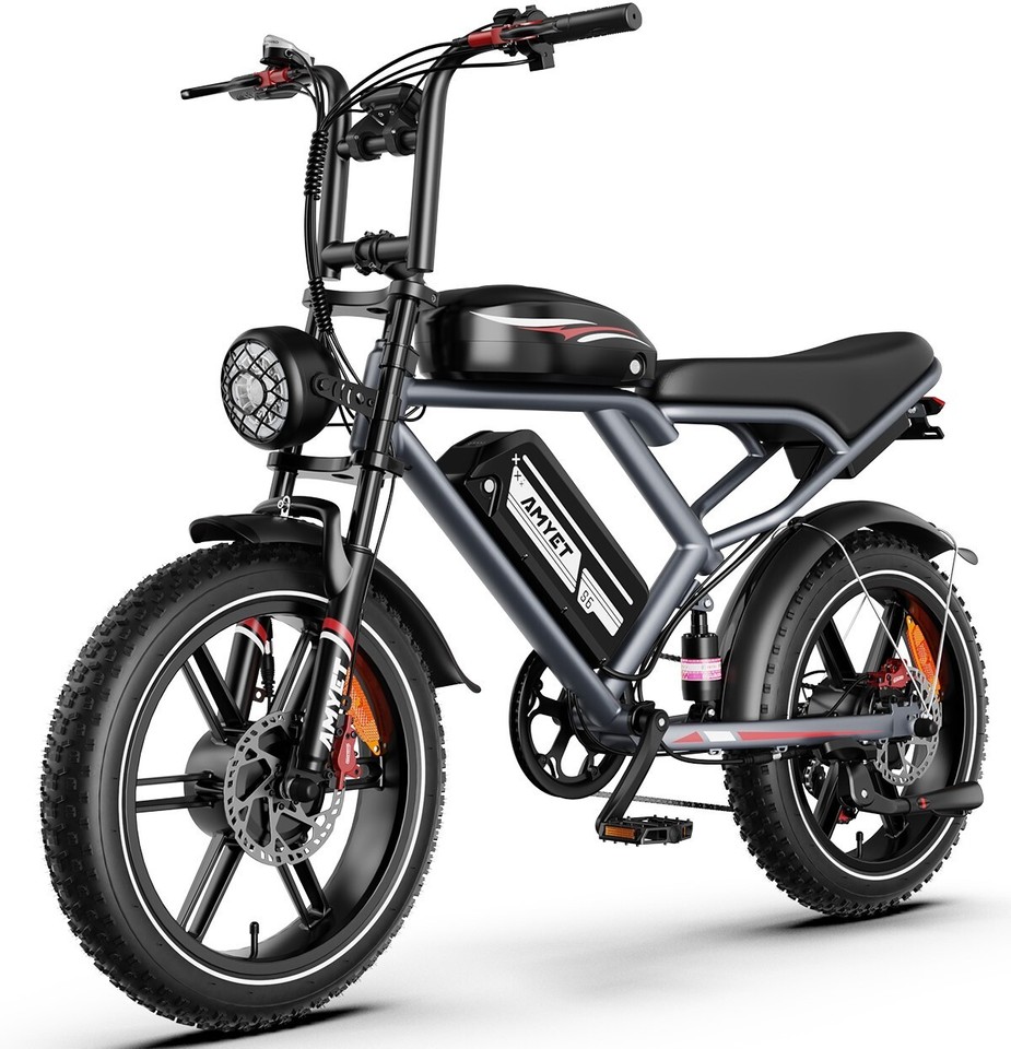 AMYET S6 Electric Bike Adult 2000W Dual Motor AWD 52V 50Ah e bike 32MPH ...