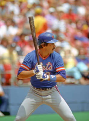 Jerry Martin of the New York Mets bats against the Pittsburgh Pi - 1984 ...