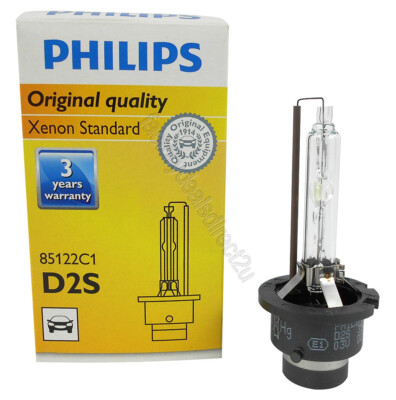 Genuine PHILIPS Xenon Standard Globe D2S 35W - Single HID Headlight ...