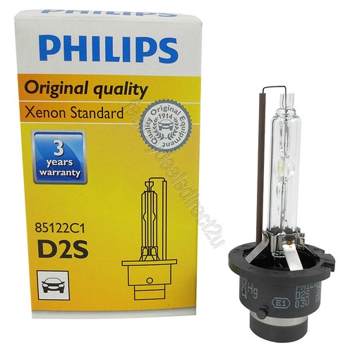 Genuine PHILIPS Xenon Standard Globe D2S 35W - Single HID Headlight ...