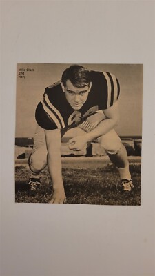 Mike Clark Navy Midshipmen 1968 Football RD Player Panel | eBay