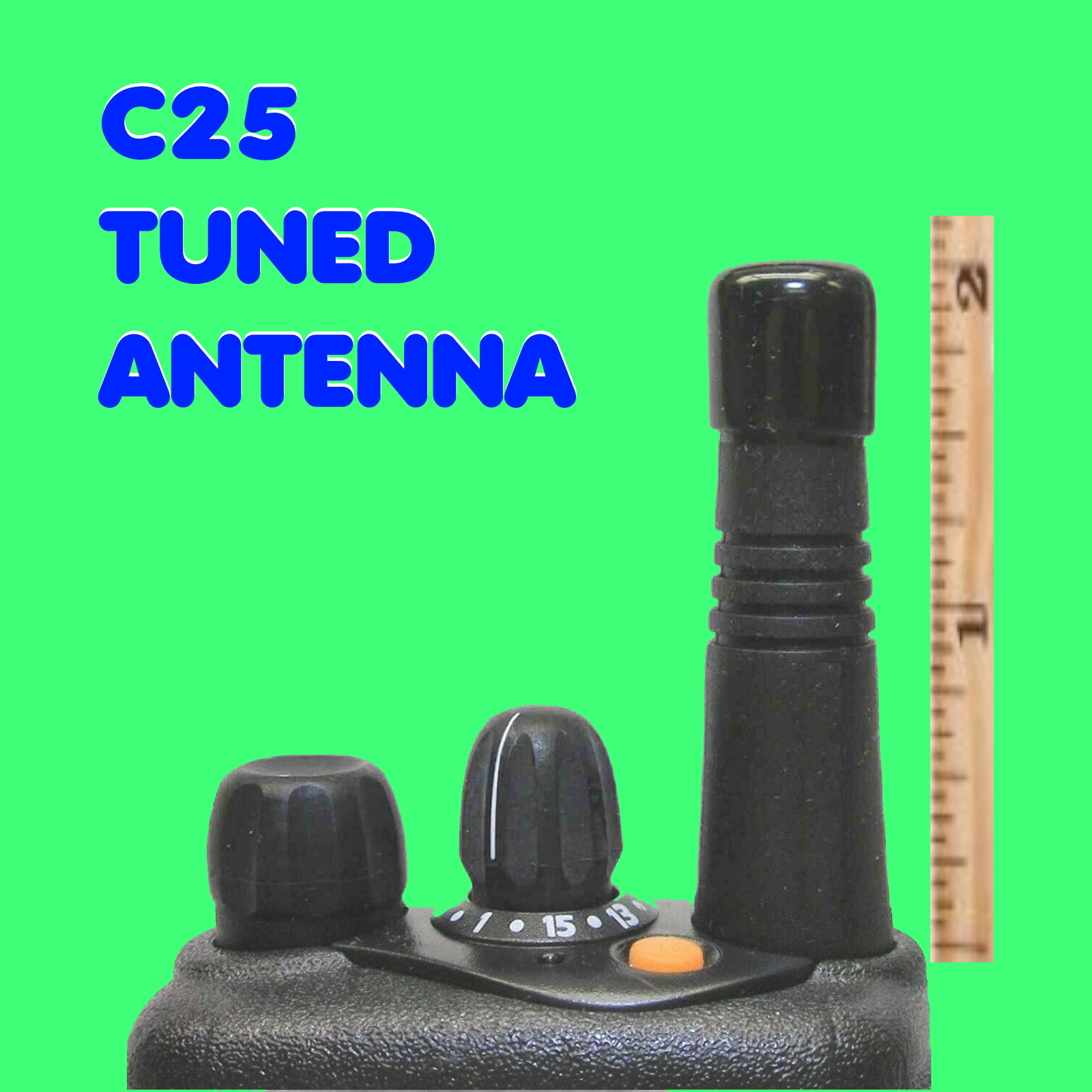 C25 UHF Stubby Antenna for Motorola P1225 GP300 PR400 SABER HT600 ...