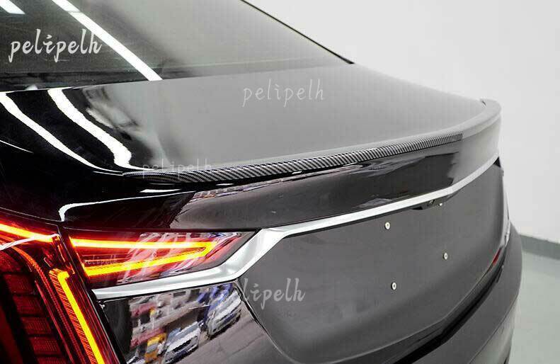 For Cadillac CT6 19-2020 Carbon fiber style Sports Rear Trunk Spoiler ...