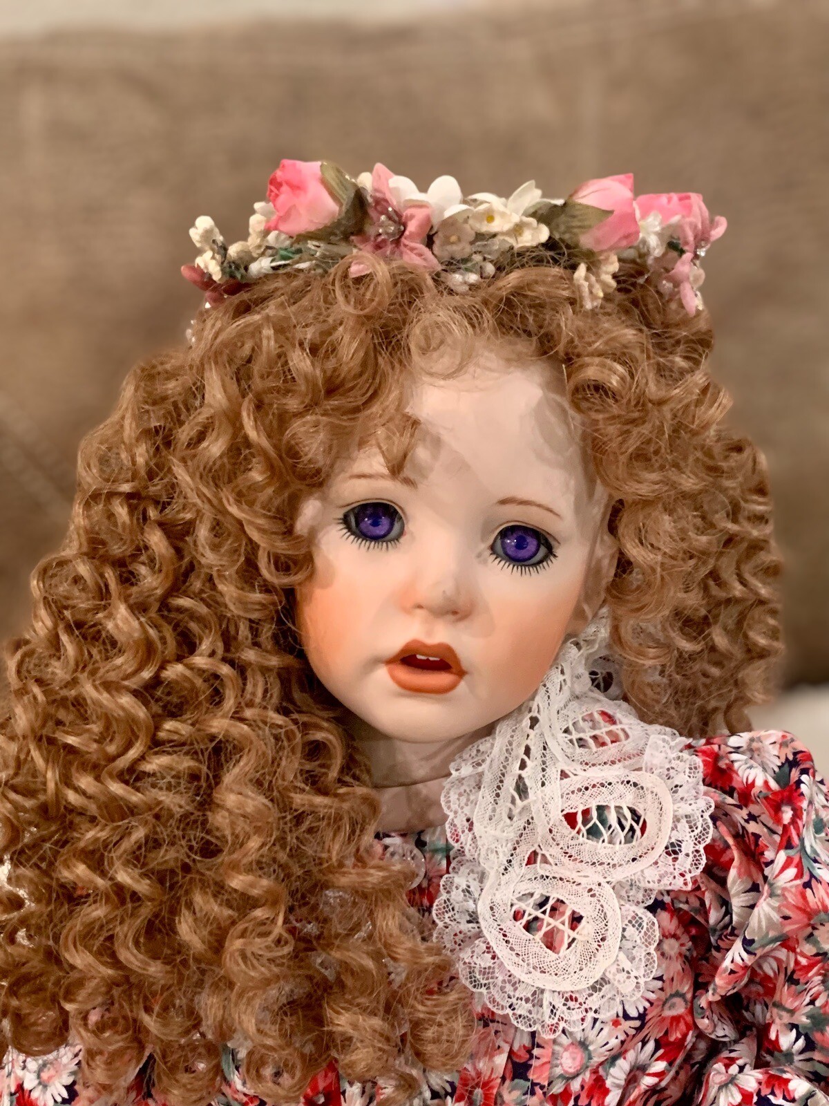 Exquisite Custom Handmade Porcelain Doll 32” Tall “Ashley” | eBay