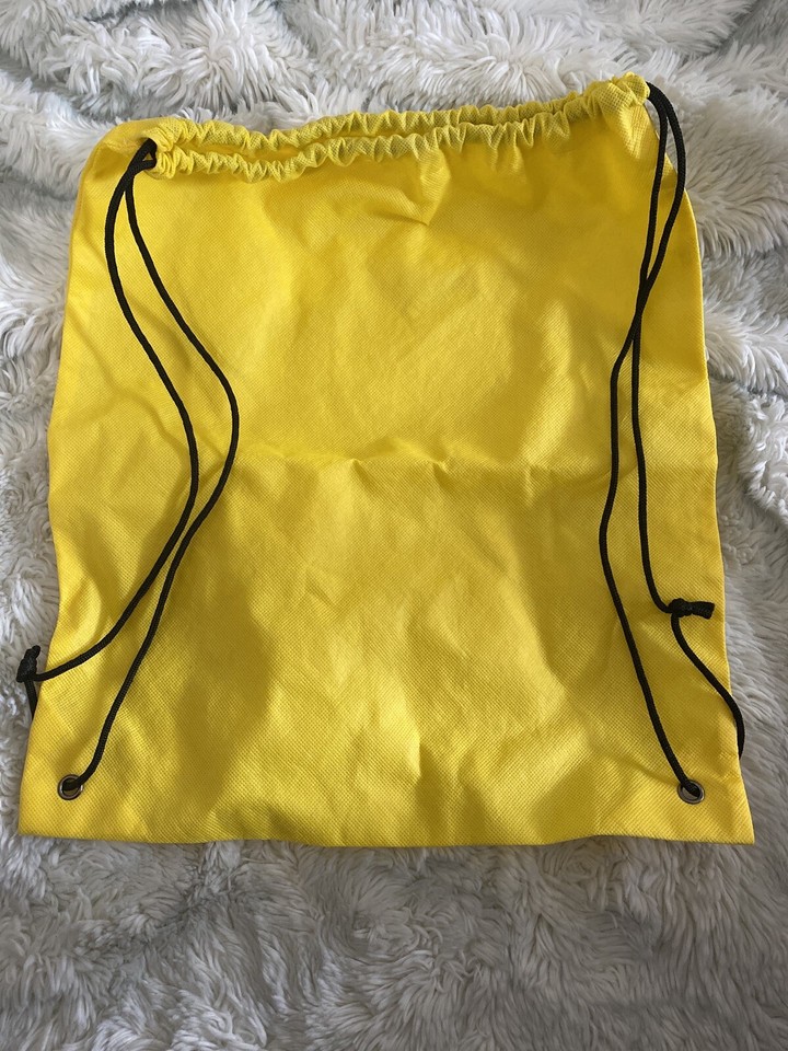 Yellow Drawstring Bckpack Kids Sport/gym Bag | eBay