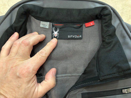SPYDER Transport Soft Shell Frontier Jacket Polar Gray Men's M Medium ...