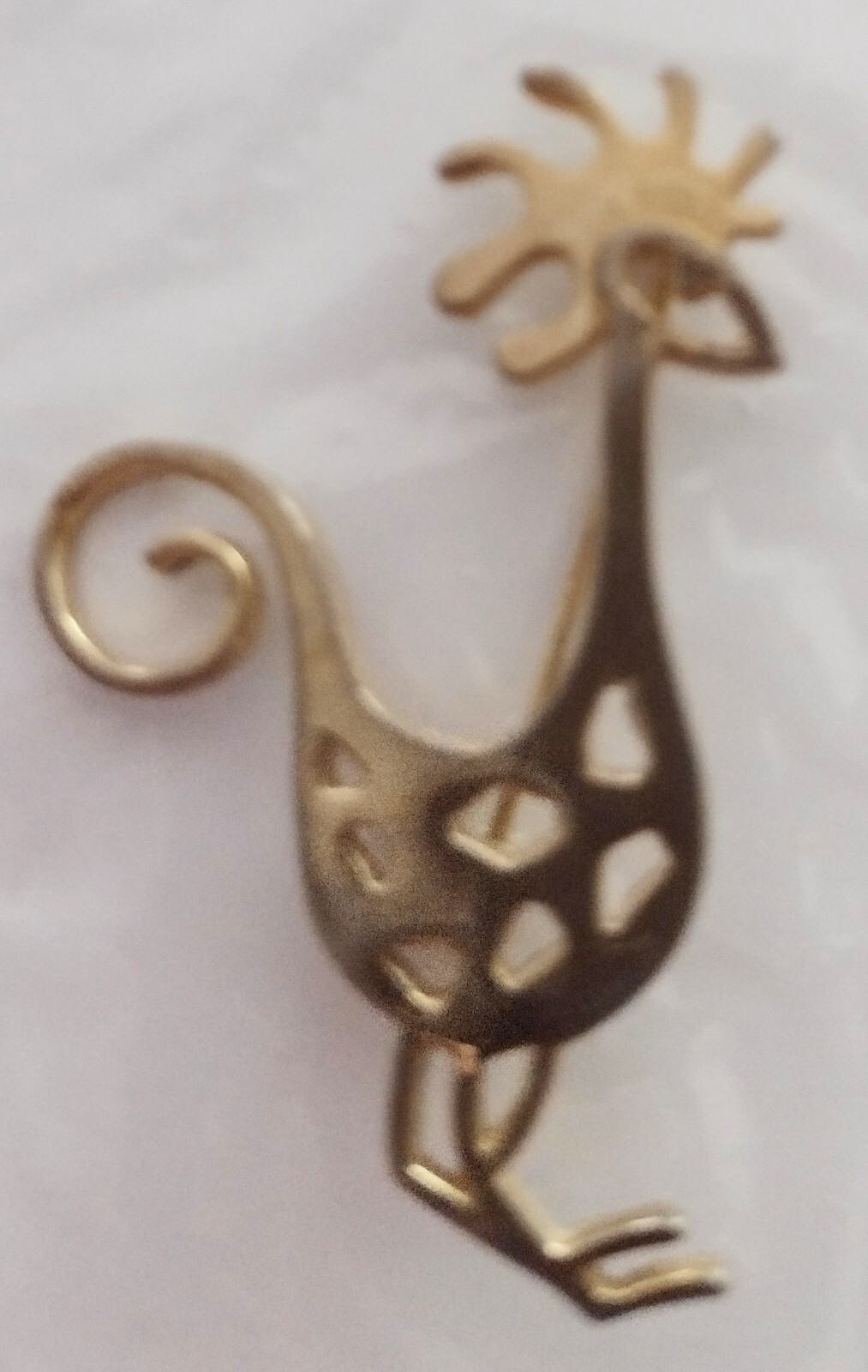 Vintage Signed KIM Copper ROOSTER CHICKEN Pin Brooch … - Gem