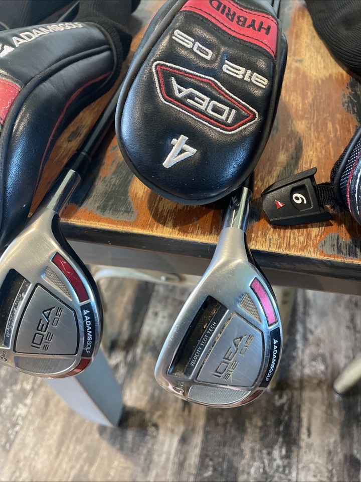 NICE ADAMS IDEA A12OS 3W, 3,4,6,7 HYBRID SET ADAMS GRAPHITE MEN RH | eBay