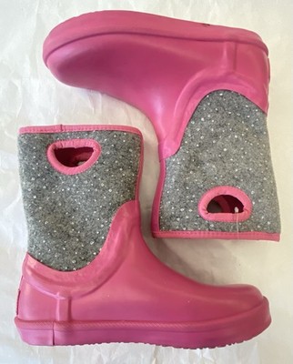 UGG Australia KKex Sparkle Rain Snow Boots Kids Youth Size 4 EUR 34 ...