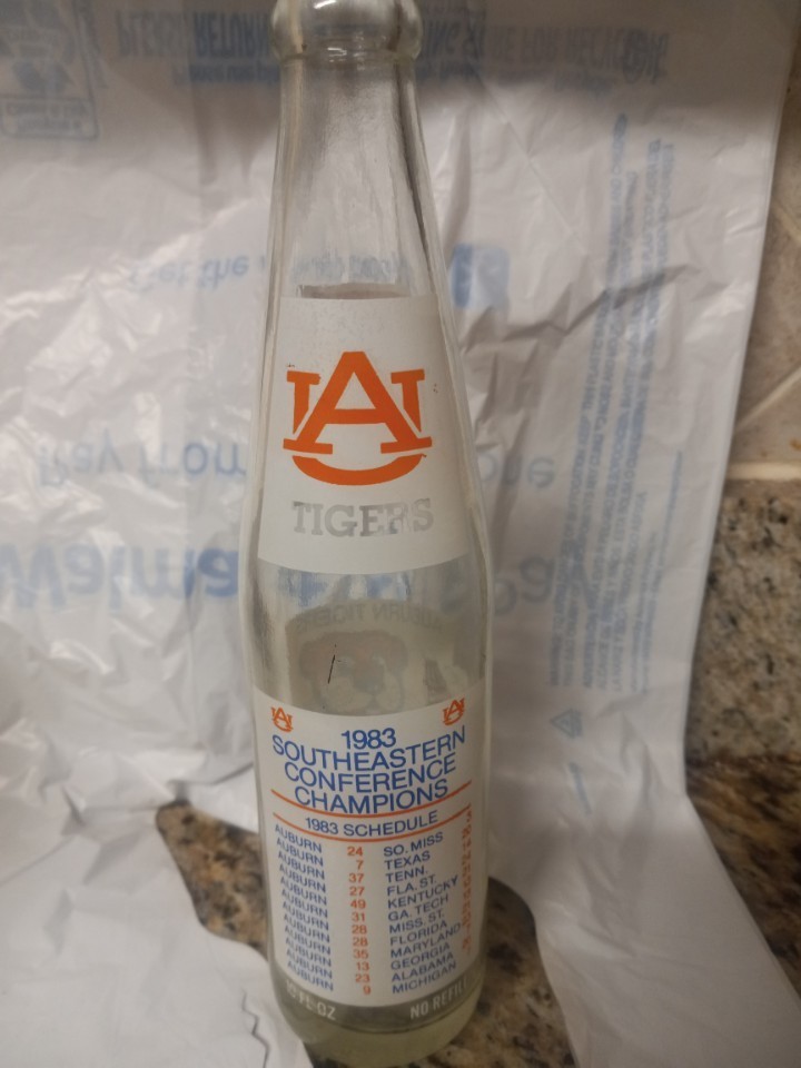 Vintage Coca Cola Auburn Tigers 1983 SEC Champions commemorative10oz ...