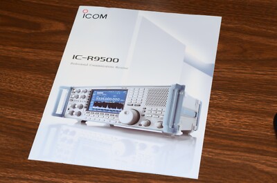 BROCHURE: ICOM IC-R9500 PROFESSIONAL COMMUNICATIONS RECEIVER R9000 781 ...