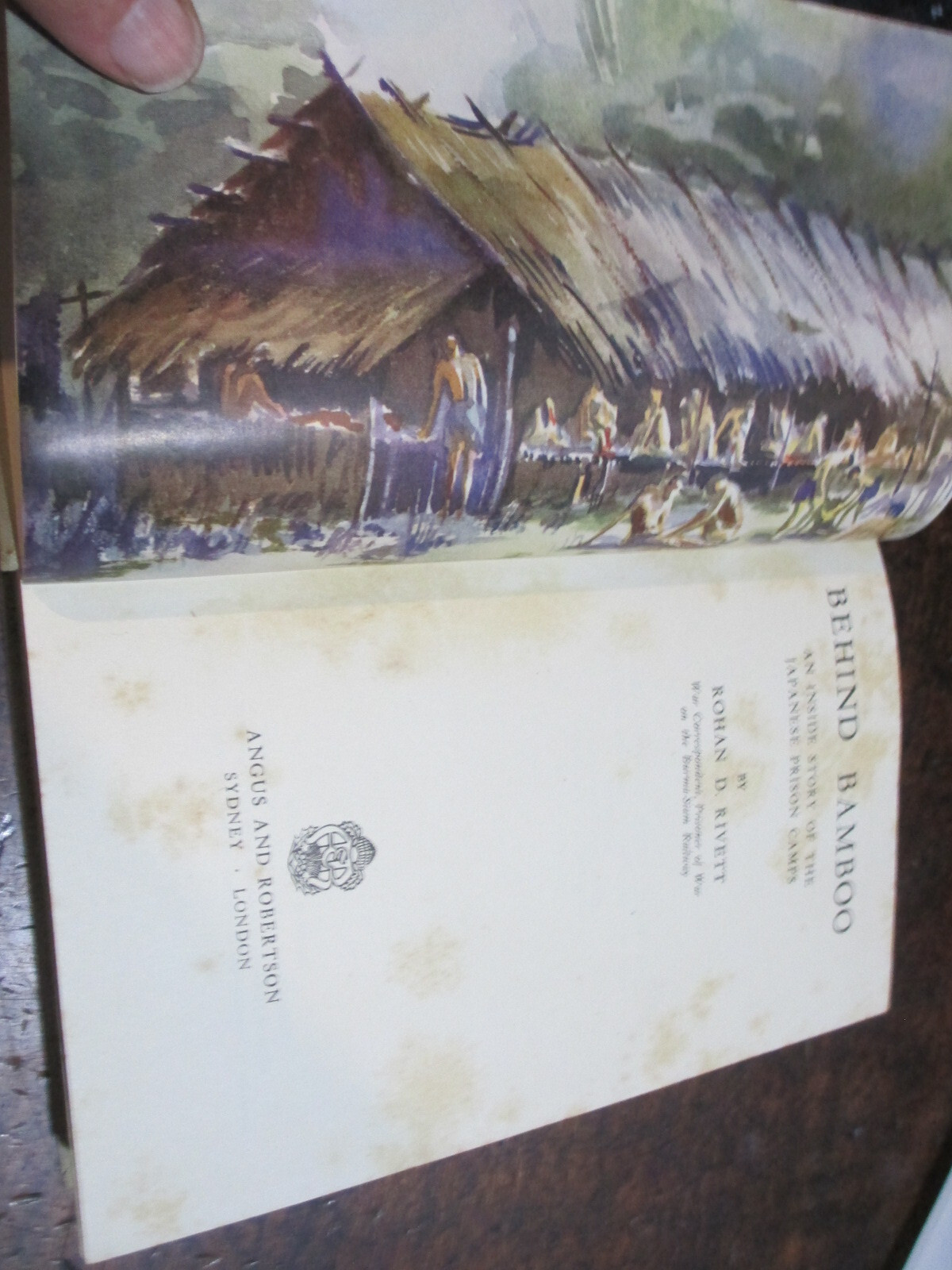 Behind Bamboo by Rohan Rivett POW Singapore HMAS PERTH Book | eBay