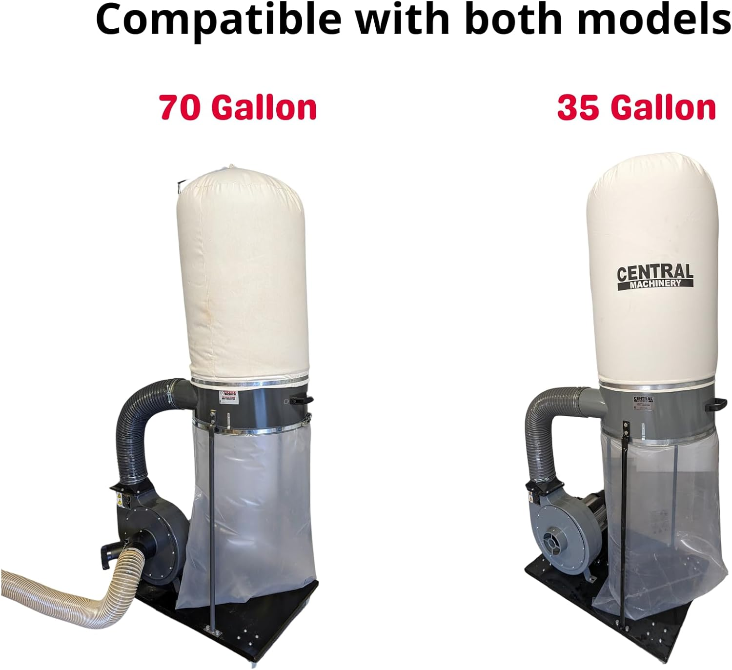 Harbor Freight Dust Collector Bags for Central Machinery 35 and 70 ...