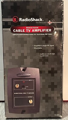 Vintage Radio Shack Bi-Directional Cable TV Signal Amplifier, 15-2505 ...