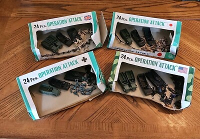 VTG 1960s Marx Operation Attack British German Japanese American Army ...