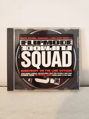 Flipmode Squad "Everybody On The Line Outside" CD single (PROMO), Busta ...