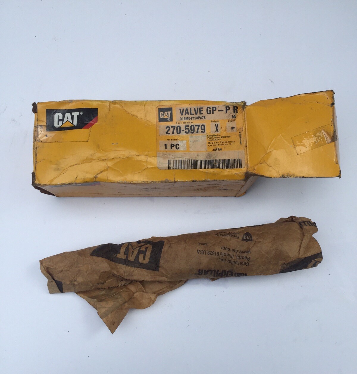 Caterpillar Nos Oem Valve Gp-pr 270-5979. Cat Factory Parts 2705979. | eBay