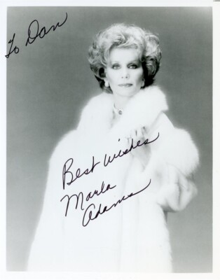 Marla Adams - Signed B&W Photograph | eBay