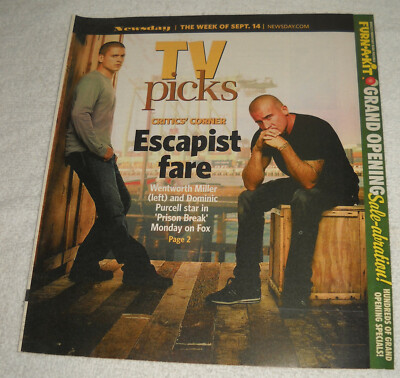 #5593 Newsday TV Picks Week of Sept 14, 2008 Television Guide | eBay