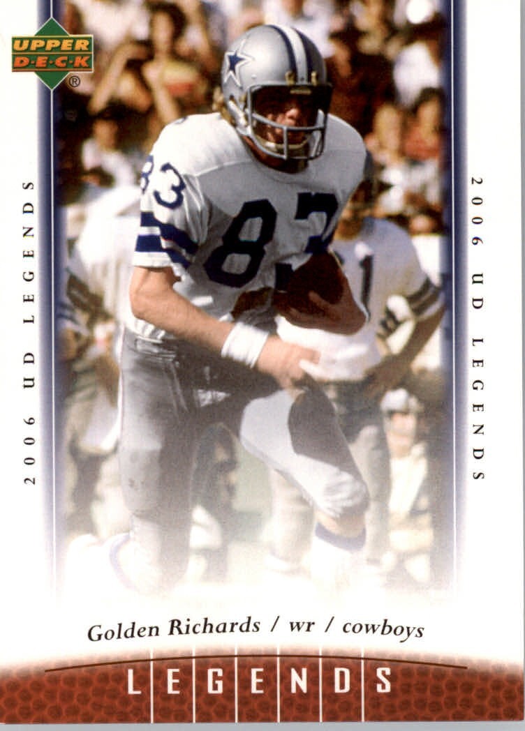 2006 UD Legends Football #32 Golden Richards - Dallas Cowboys | eBay