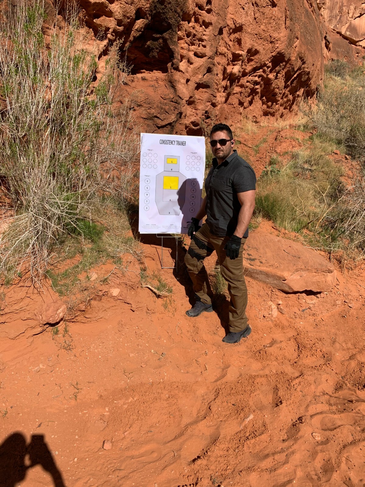 25x Paper Shooting Targets Gun Range Rifle Pistol Gun Consistency ...