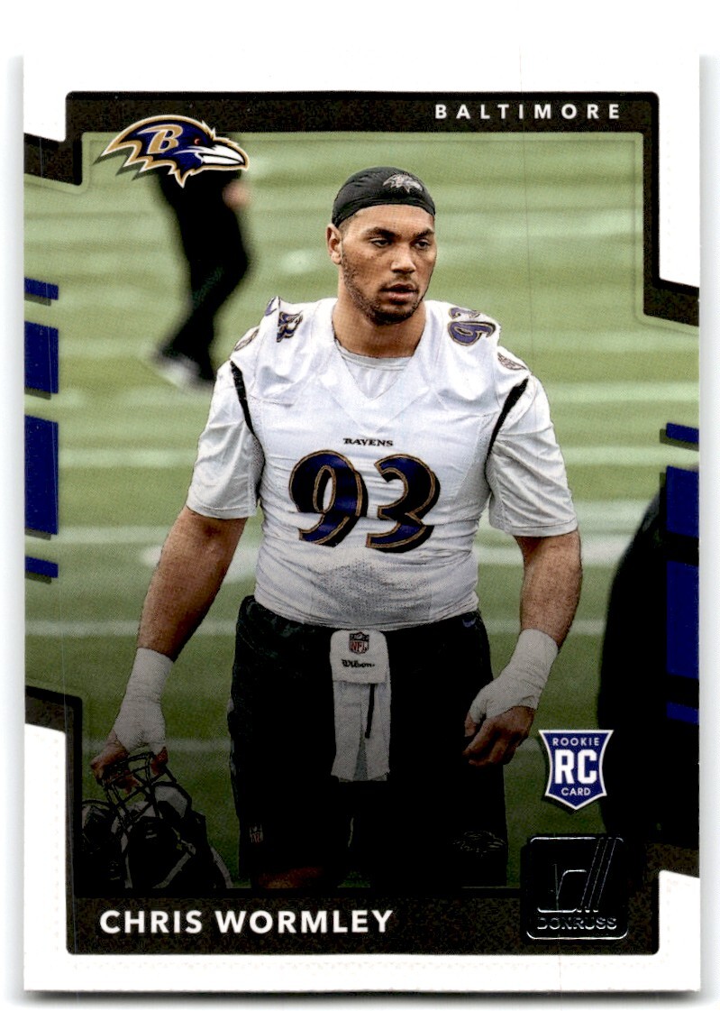 2017 DONRUSS CHRIS WORMLEY RC BALTIMORE RAVENS #393 | eBay