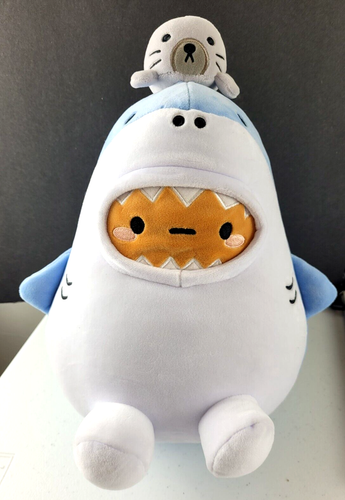 Smoko Blue Shark Tayto Potato With Seal Midi Mochi Plush Limited 12 ...
