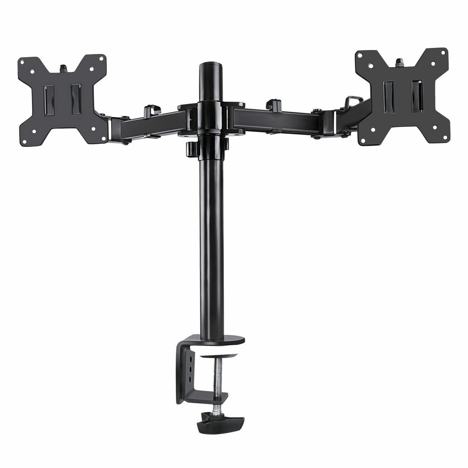 10-27 inch Dual LCD Screen Monitor Desk TV Bracket Swivel Stand mount ...