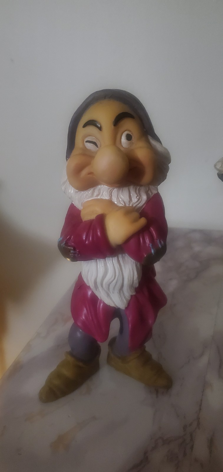 Disney Snow White And Seven Dwarfs Ceramic 6' Figurine "Grumpy ...